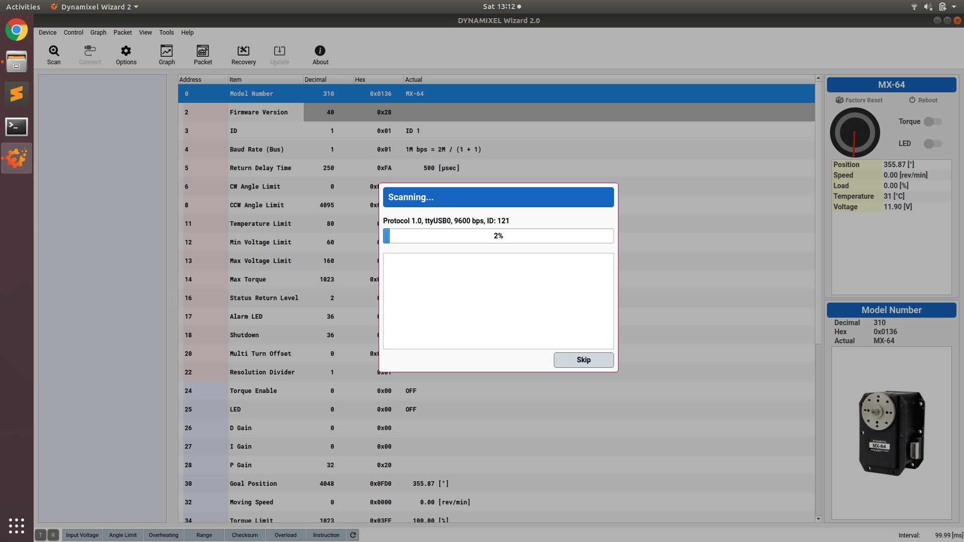 Servo Setup and Calibration | NUbook
